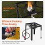 18 Qt Fish and Wing Fryer Aluminum Outdoor Propane Deep Fryer Kit with ...