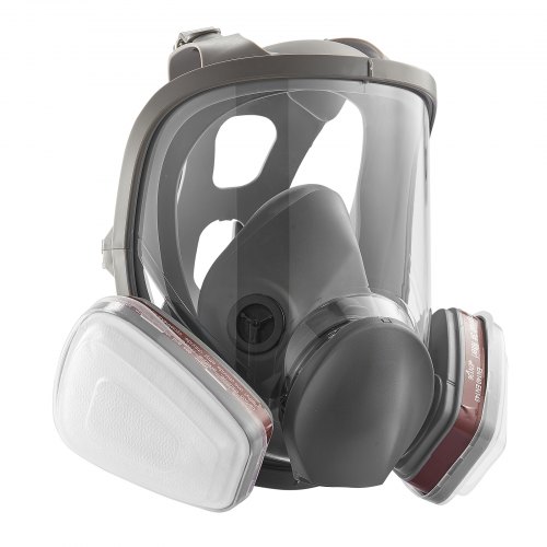 Respirator Mask Reusable Respirator Full Face Gas Cover with Filters ...