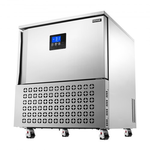 114L Commercial Blast Freezer 5 Trays Blast Chiller Chest Seafood ...