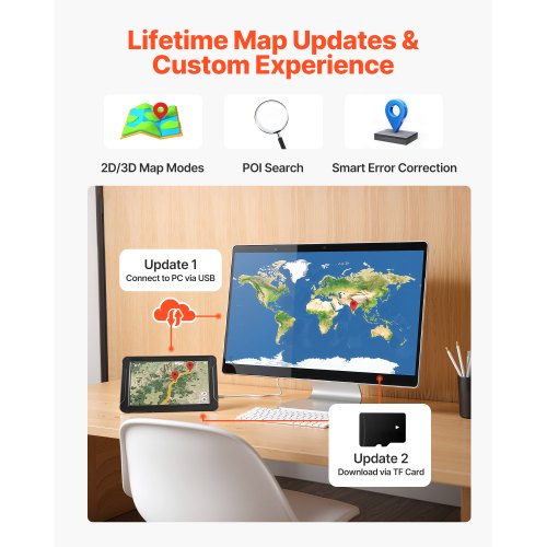 GPS Navigator for Car 9 inch Touch Screen 16GB GPS Navigation System ...