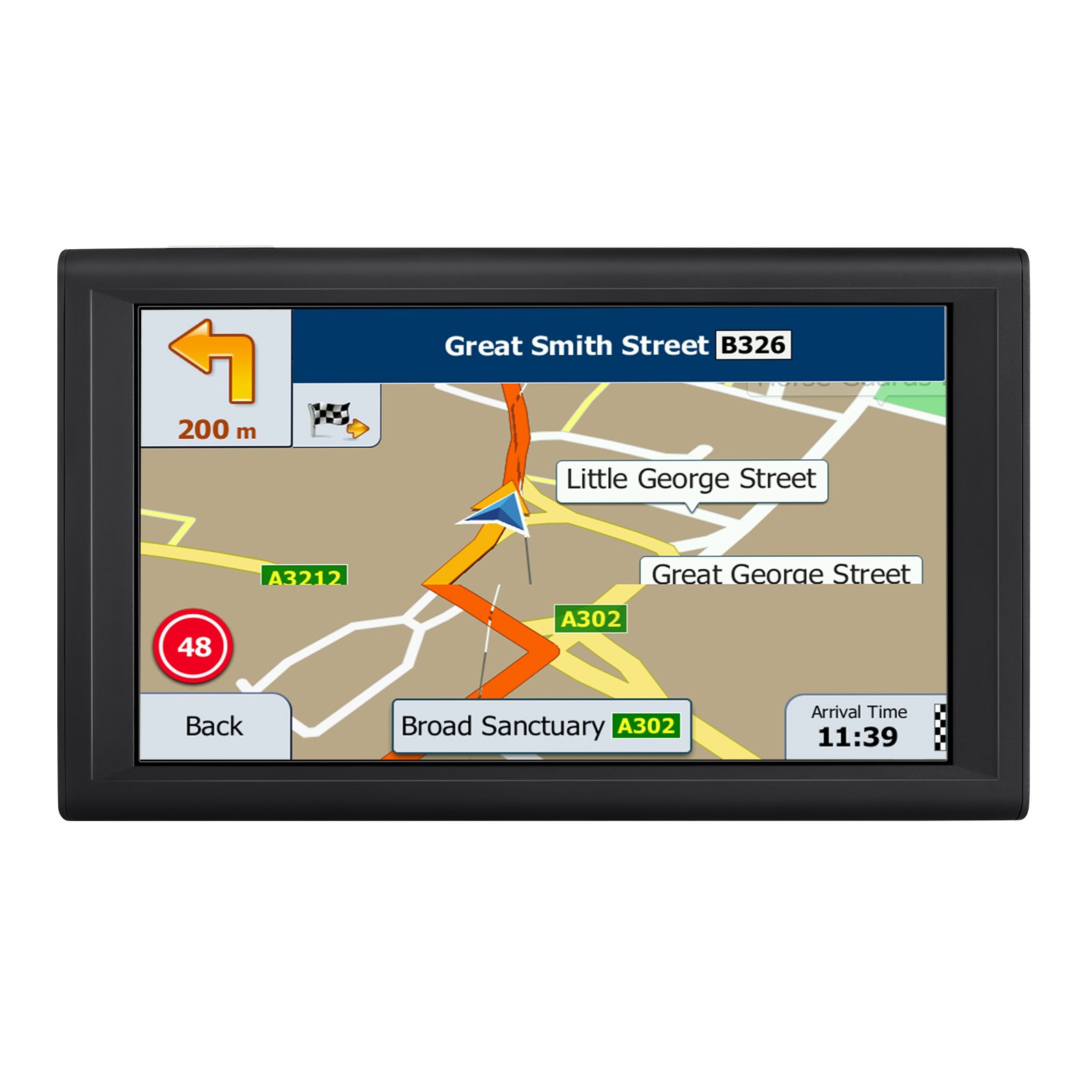 VEVOR GPS Navigation System for Car – 9 Inch, 2500mAh