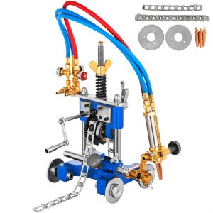 Manual Pipe Gas Cutting Beveling Machine Torch Track Chain Cutter ...