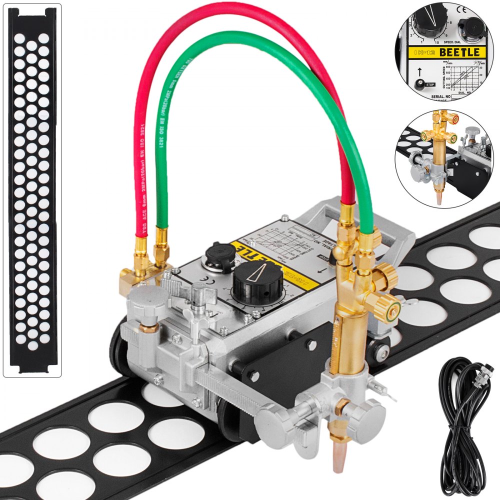 Gas Cutting Machine Flame Cutter W/ Rail Track Torch Track Burner ...
