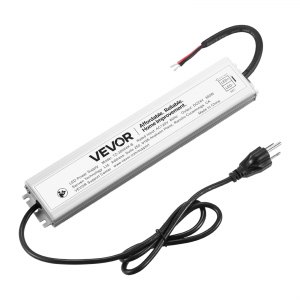 VEVOR LED Driver 300 Watts, 24V DC, Waterproof IP67 Low Voltage Power ...