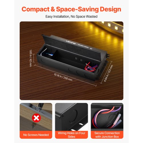 150W 24V Dimmable LED Driver AC to DC Power Supply Transformer Constant ...