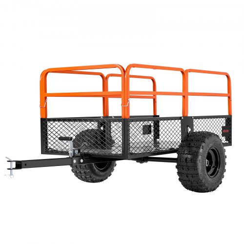 VEVOR Dump Trailer 1800 lbs 28 Cu. Ft Tow Behind Steel Garden Yard ...