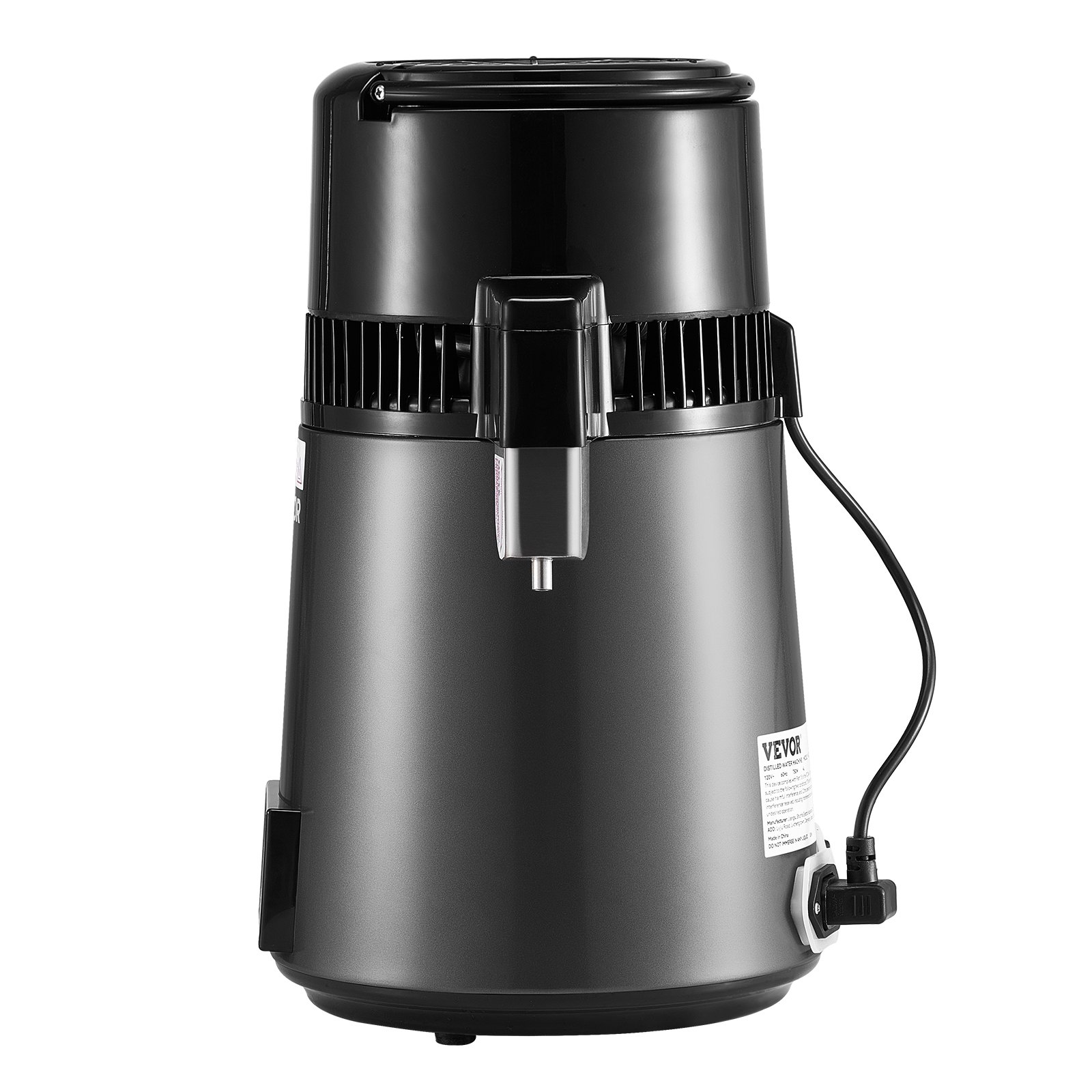 VEVOR Water Distiller, 4L 1.1 Gallon Pure Water Purifier Filter For ...
