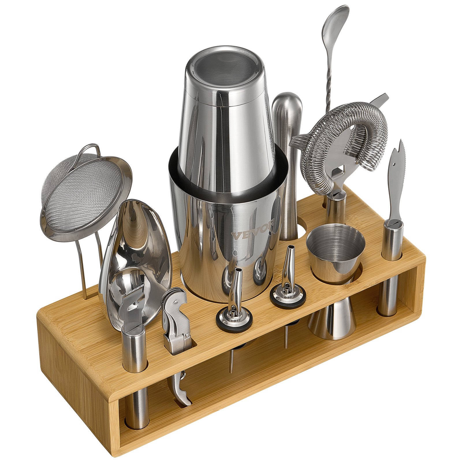 VEVOR Cocktail Shaker Kit — Premium Stainless Bar Tools Set