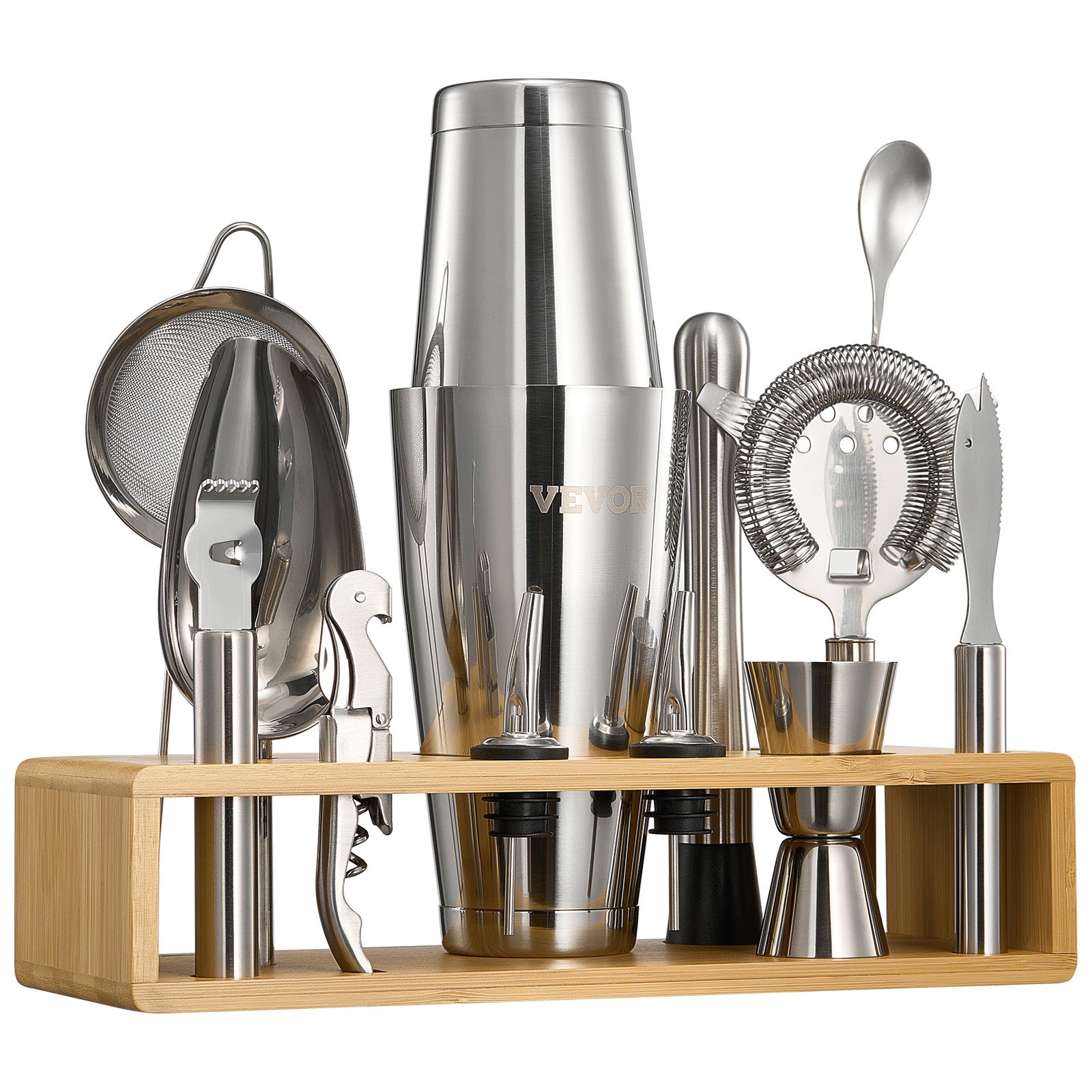 VEVOR Cocktail Shaker Kit — Premium Stainless Bar Tools Set