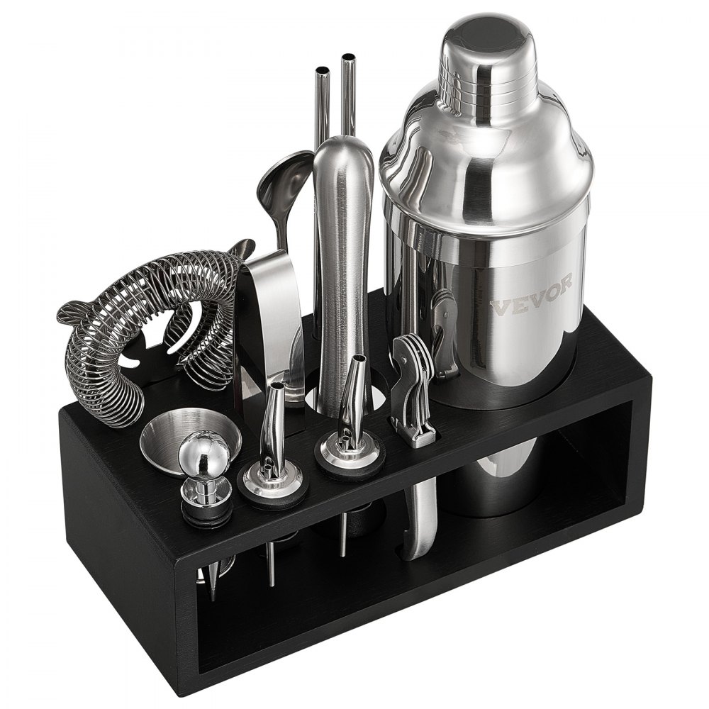 VEVOR Cocktail Bar Shaker Set – 13 PCS 304 Stainless Steel
