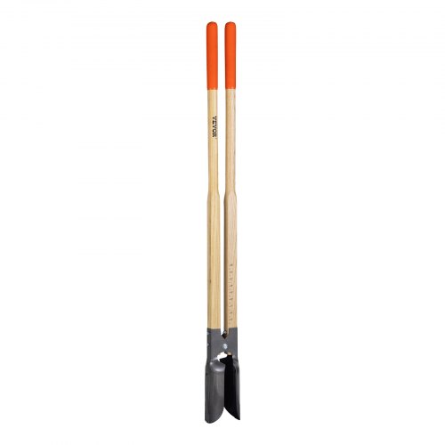 Post Hole Digger with Wood Handle and Scale Markings 57.5" Manual Hole ...