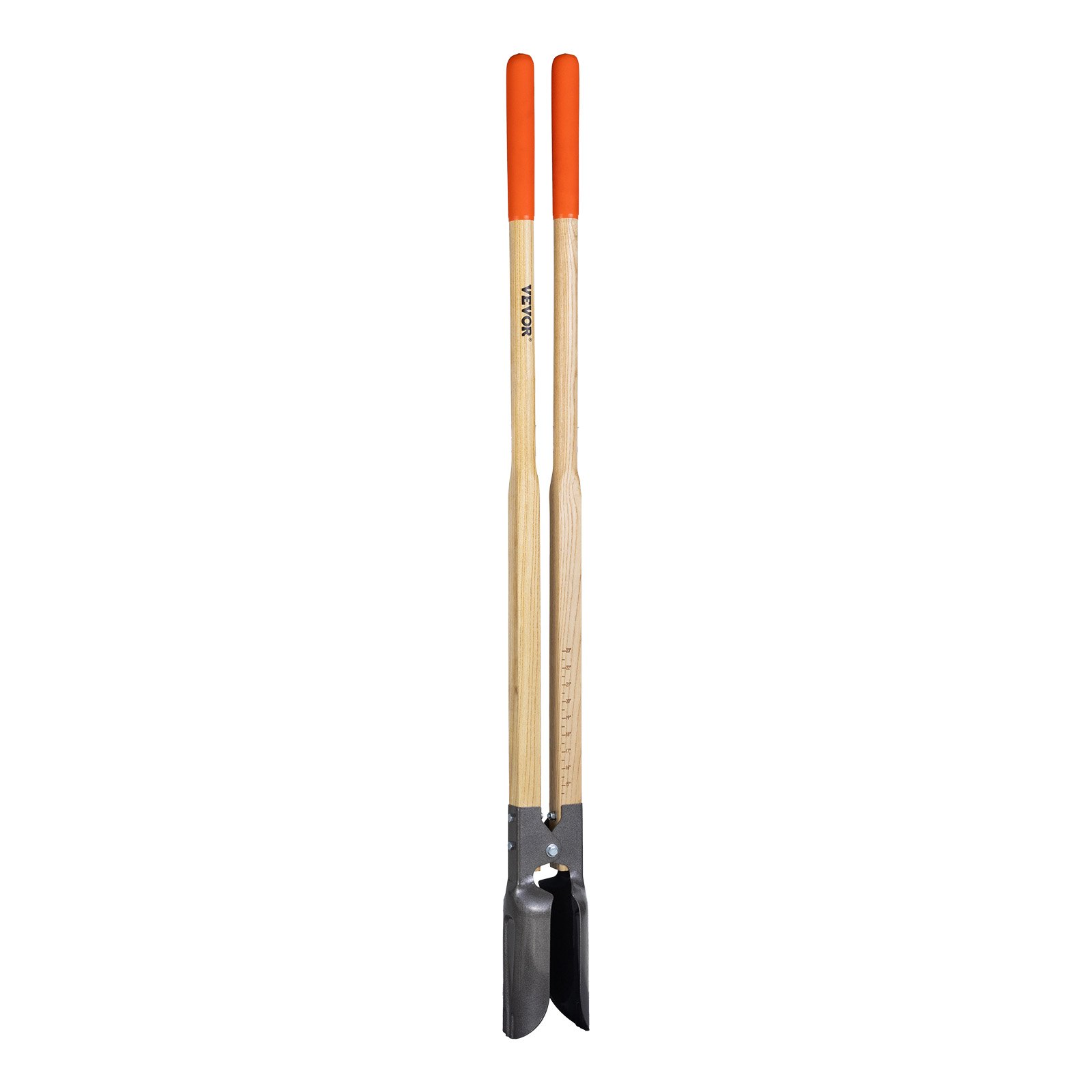VEVOR Post Hole Digger, Heavy Duty Post Hole Digger with Wood Handle ...