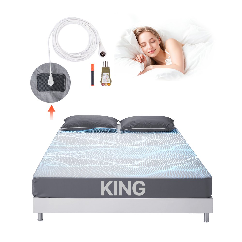 VEVOR Grounding Sheets King Size – 95% Cotton, 78 x 80 Inch