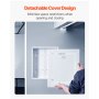 VEVOR Structured Media Enclosure, 17-Inch, Recessed in-Wall Media Box ...
