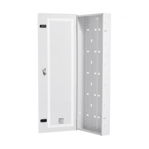 Structured Media Center Enclosure 42 in with Vented Hinged Door Cable ...