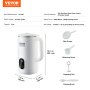 VEVOR Nut Milk Maker, 9-in-1 Soy Milk Maker with 12-Leaf Blades, 800ML ...