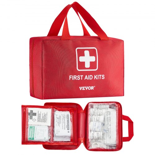 First Aid Kit 500 Pieces Large Survival Bag Emergency Medical Supplies ...