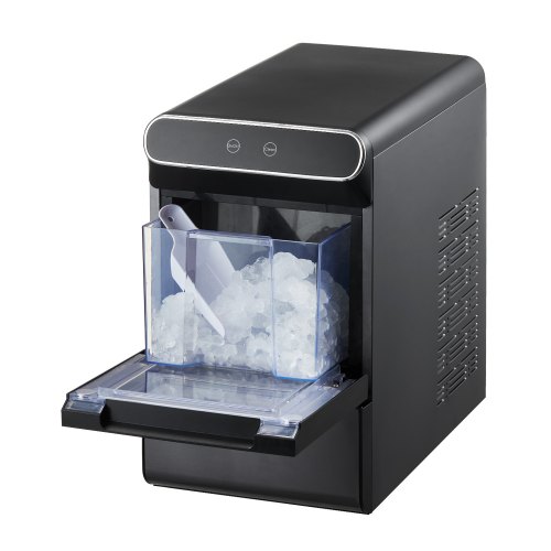 Countertop Nugget Ice Maker 37Lbs/24H Self-Cleaning with Scoop Basket ...