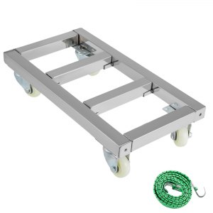 VEVOR Furniture Dolly 1600LBS Capacity Stainless Steel Moving Dolly ...