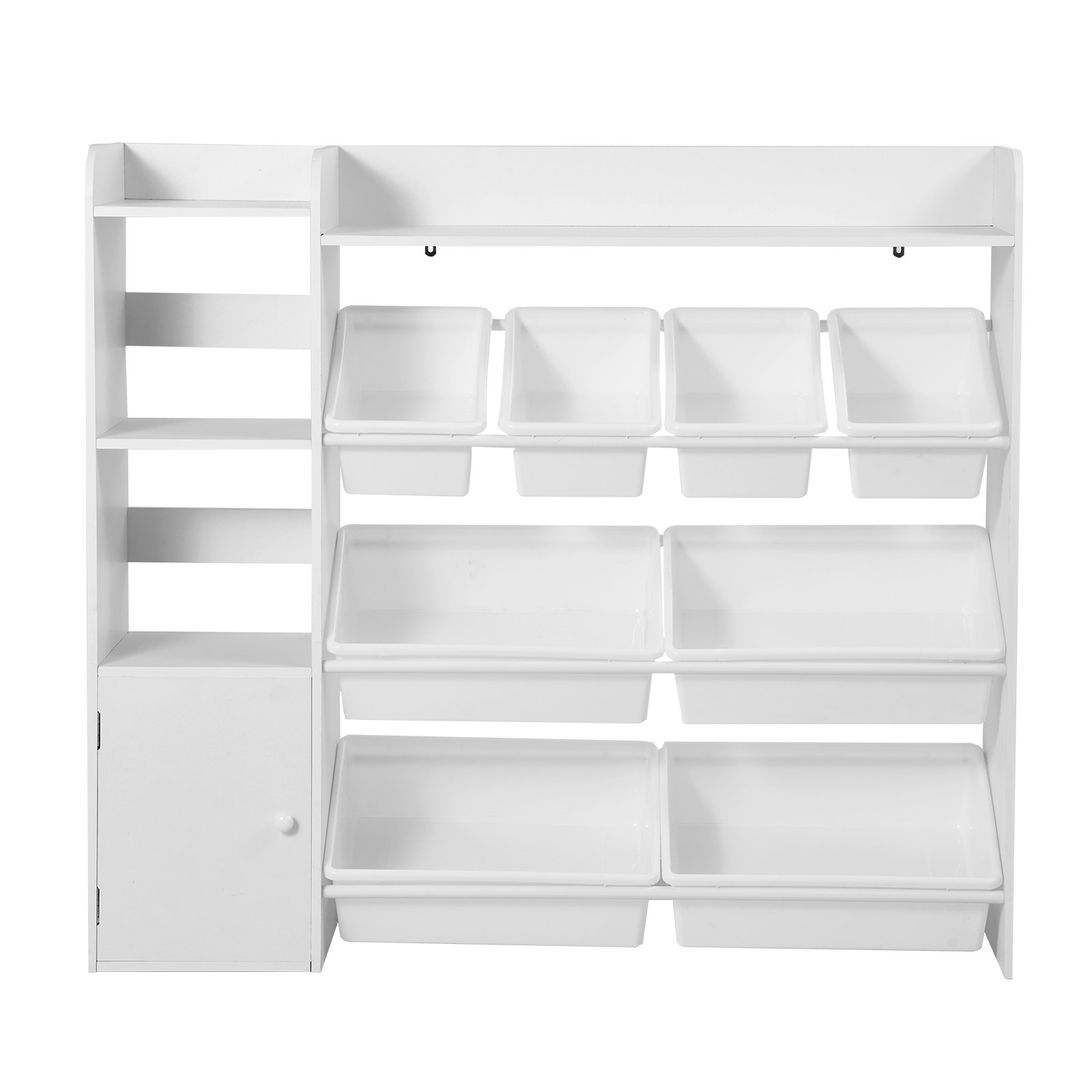 VEVOR Toy Organizer for Kids – 4-Tier Storage with Bins