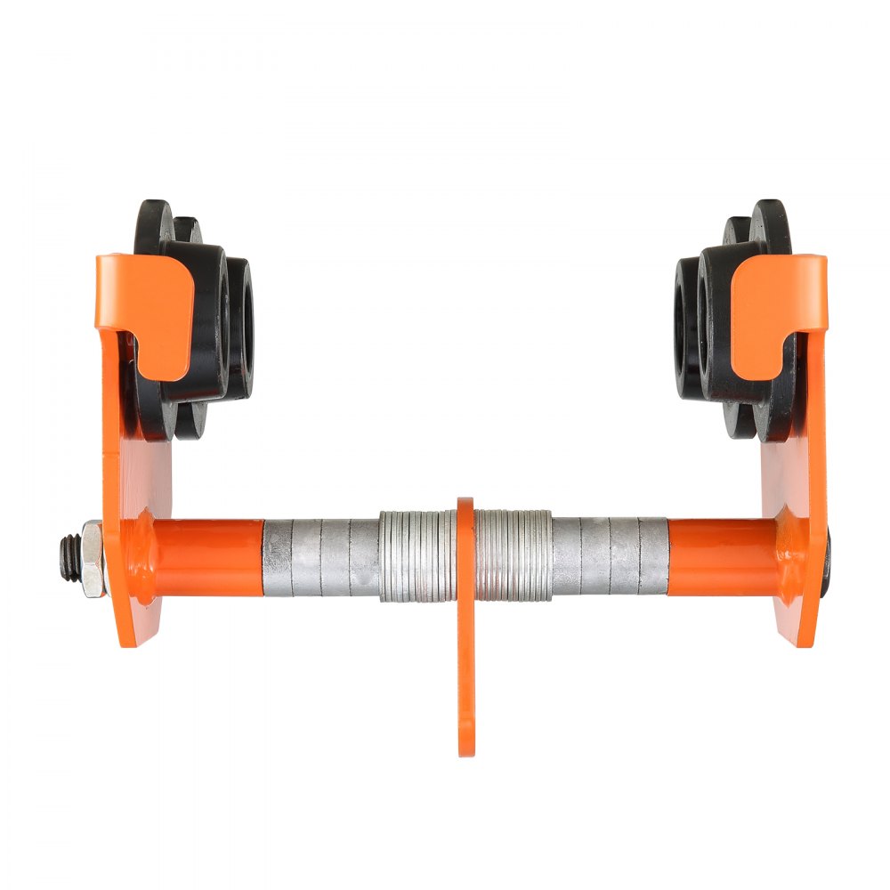 VEVOR Manual Trolley, 1100 lbs/0.5 Ton Load Capacity, Push Beam Trolley ...