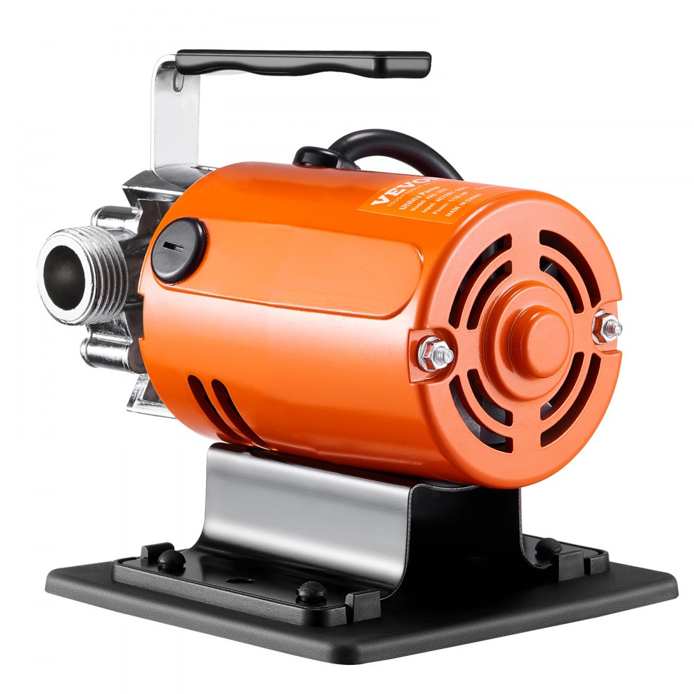 VEVOR Water Transfer Pump, 120V AC 360 GPH 1/10 HP, Portable Electric ...