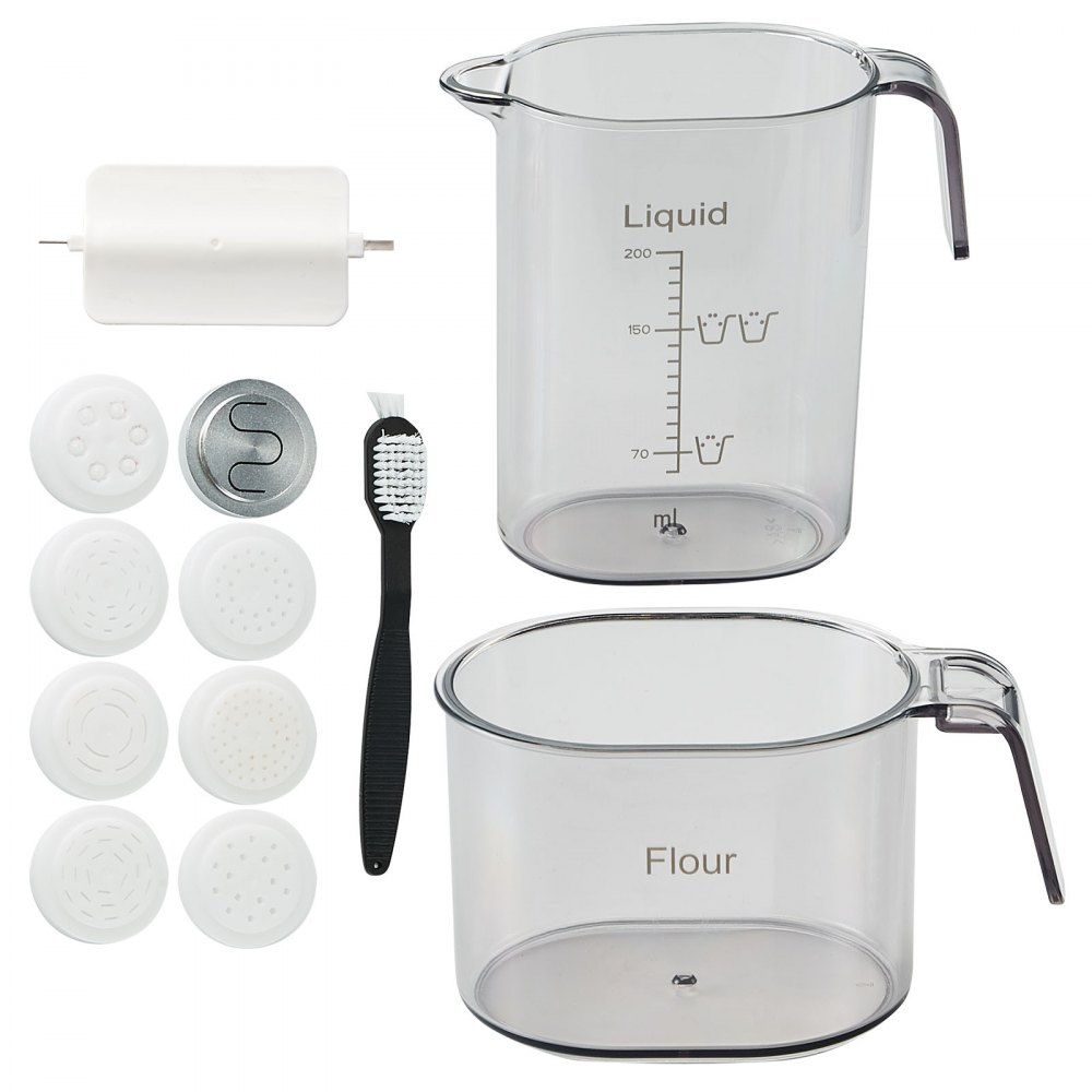 VEVOR Electric Pasta Maker, 150W Automatic Noodle Maker Machine with 8 ...