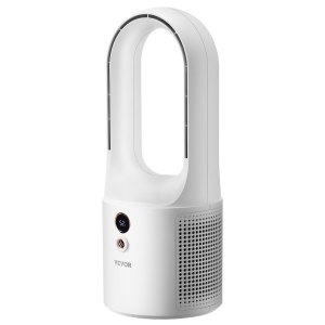 Portable Desk Bladeless Fan 12.99" 6-Speed with Battery for Bedroom ...