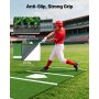 VEVOR 10x3.8 ft Baseball Softball Hitting Batting Mat, Indoor/Outdoor ...