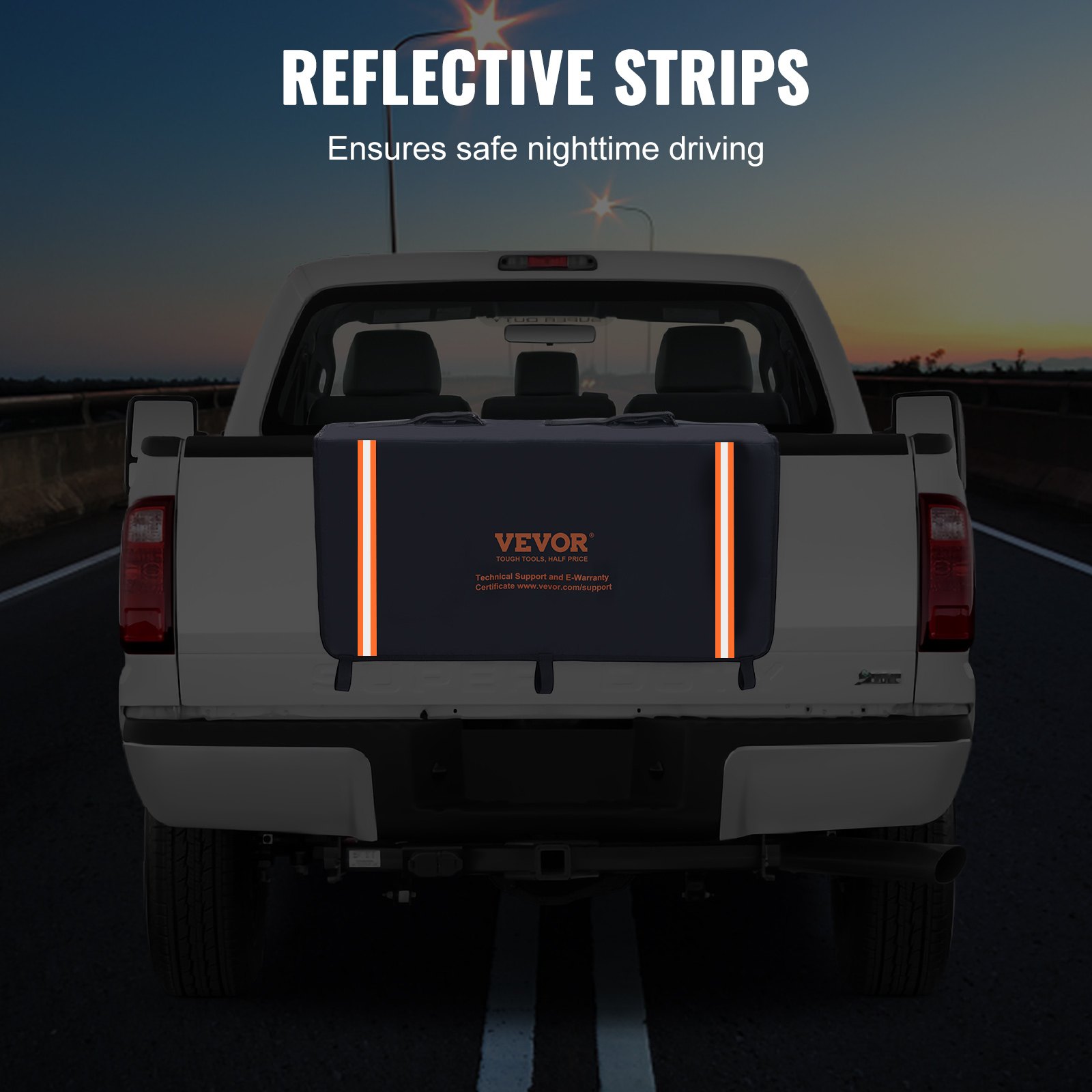 VEVOR 33-inch Tailgate Pad 2-Bike Pickup Truck Bed Tailgate Pad ...