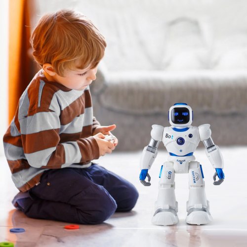 VEVOR RC Robot Toy Talking Dancing Touch Voice APP Remote Control ...