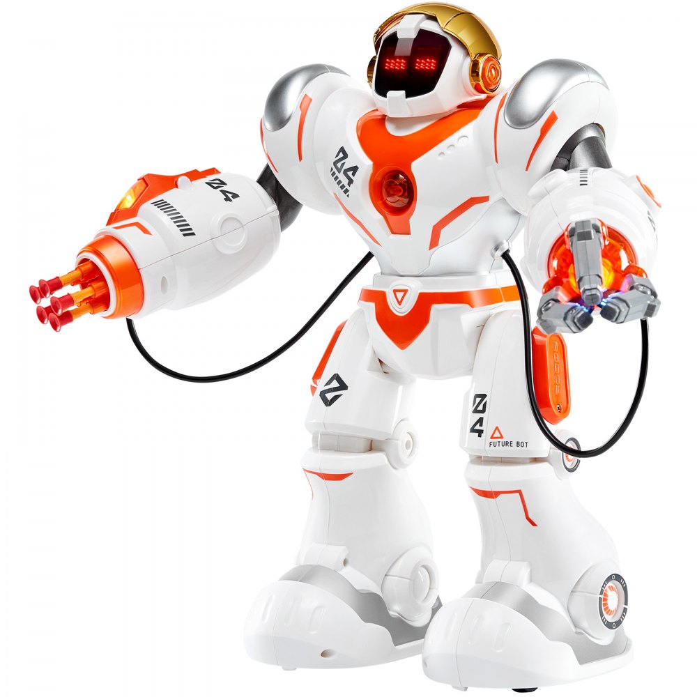 VEVOR RC Fighting Robot Toys – 5 Launcher, 3 Battle Modes