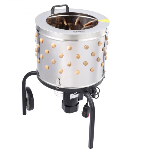VEVOR Chicken Plucker Machine, Feather Plucker with 20-inch Stainless ...
