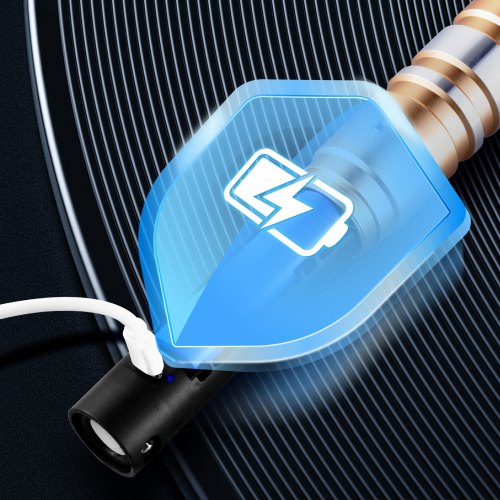 VEVOR Light Sword 12 RGB Colors 41" Mute Sound Rechargeable Light up ...