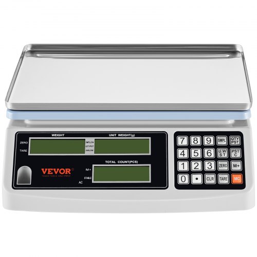 VEVOR Industrial Counting Scale, 30 kg x 1 g, Digital Scale for Parts ...