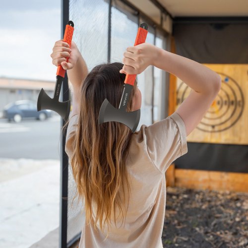 Throwing Axes and Tomahawks 3 Pack 11.9 inch Double Bit Axe Throwing ...