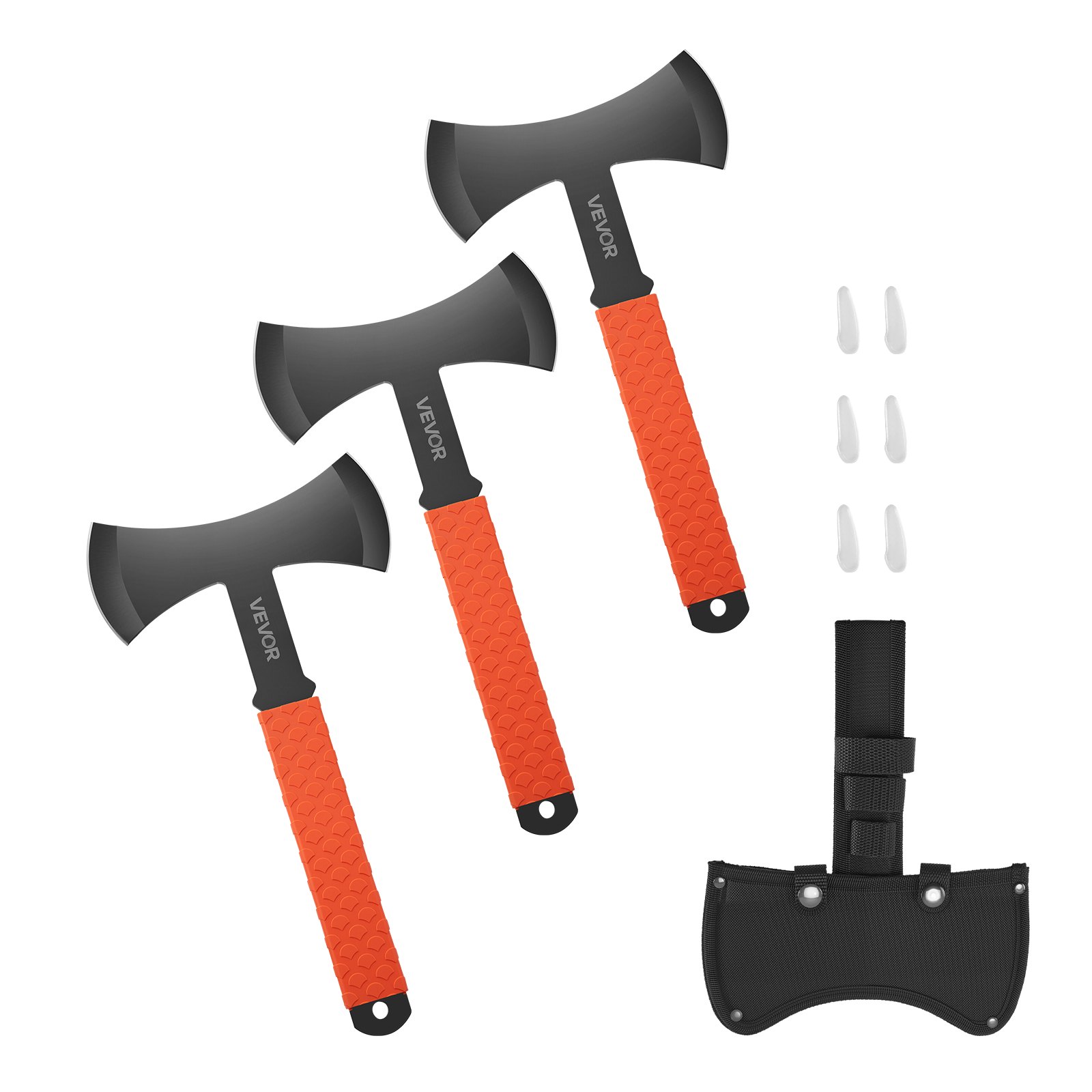 VEVOR Double Bit Throwing Axes – 11.9-inch, 3PK Steel Set