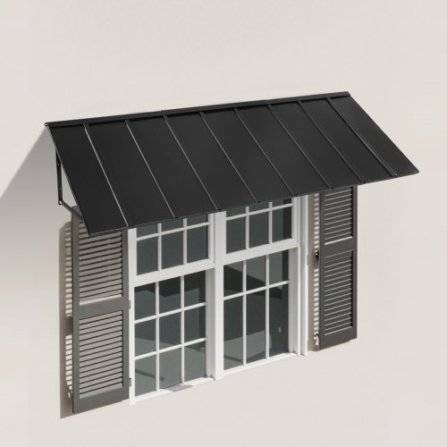 Window Awning Door Canopy 104x36 in Outdoor Steel Front Door Awnings ...