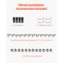 6ft Scaffolding Safety Guard Rail System For Baker-Style Scaffolding ...