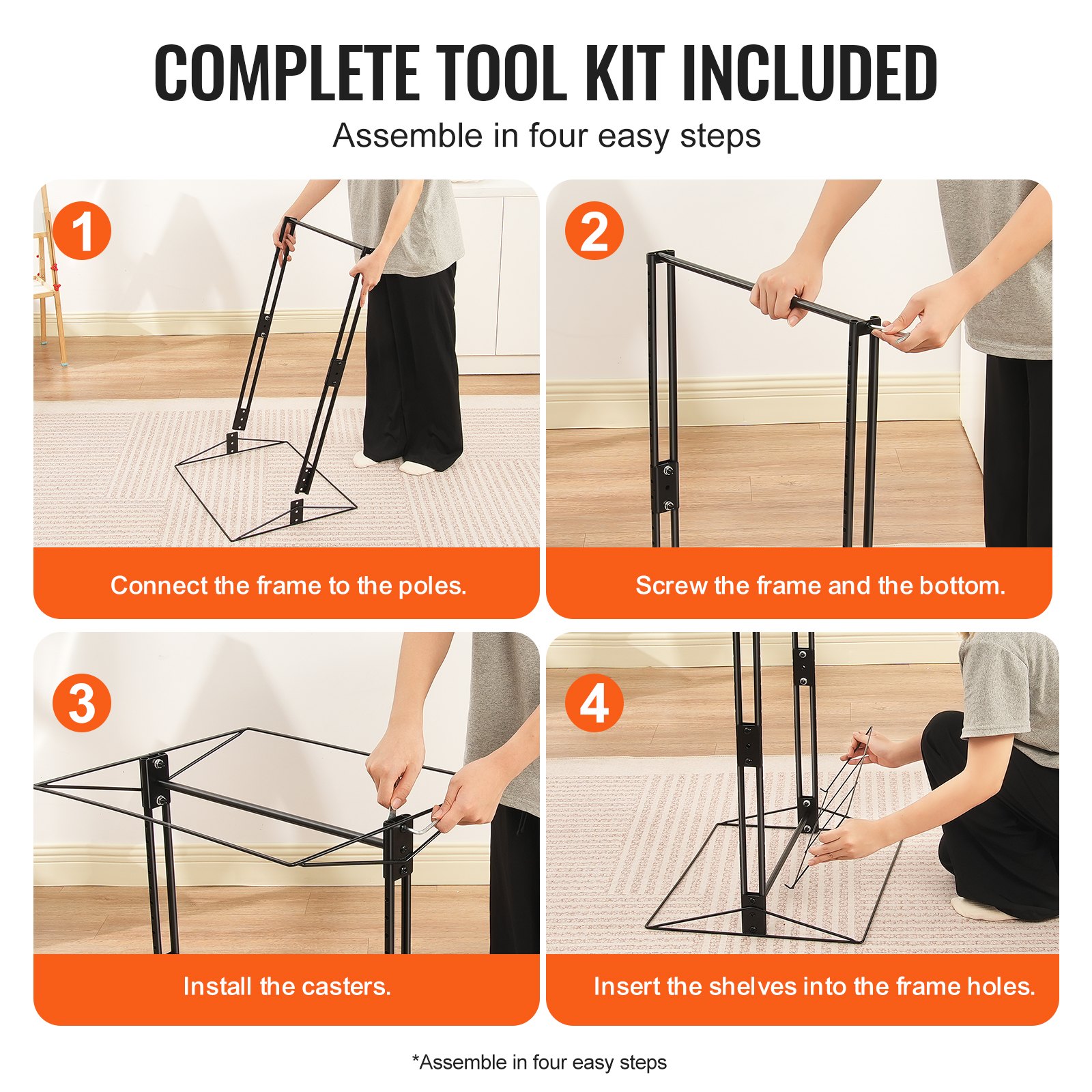 VEVOR Art Drying Rack 50 Removable Shelves Painting Drying Rack for ...