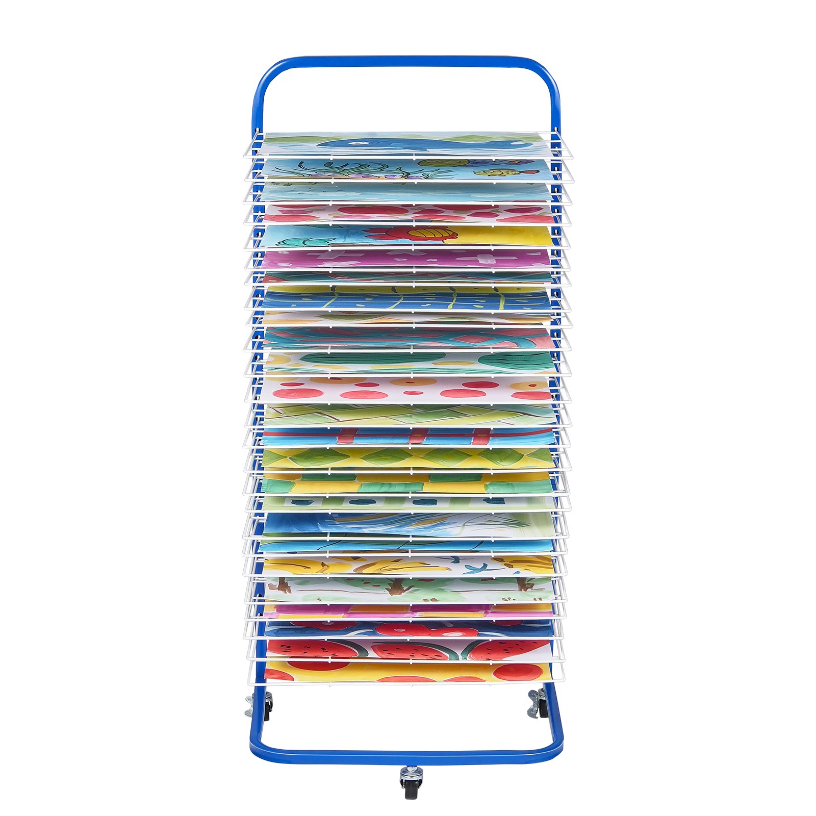 VEVOR Art Drying Rack, 25 Removable Shelves 17 x 13 x 39.4 inch Paint ...