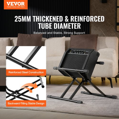 VEVOR Guitar Amplifier Stand 176 lbs/79.83 kg Guitar Amp Stand Speaker ...