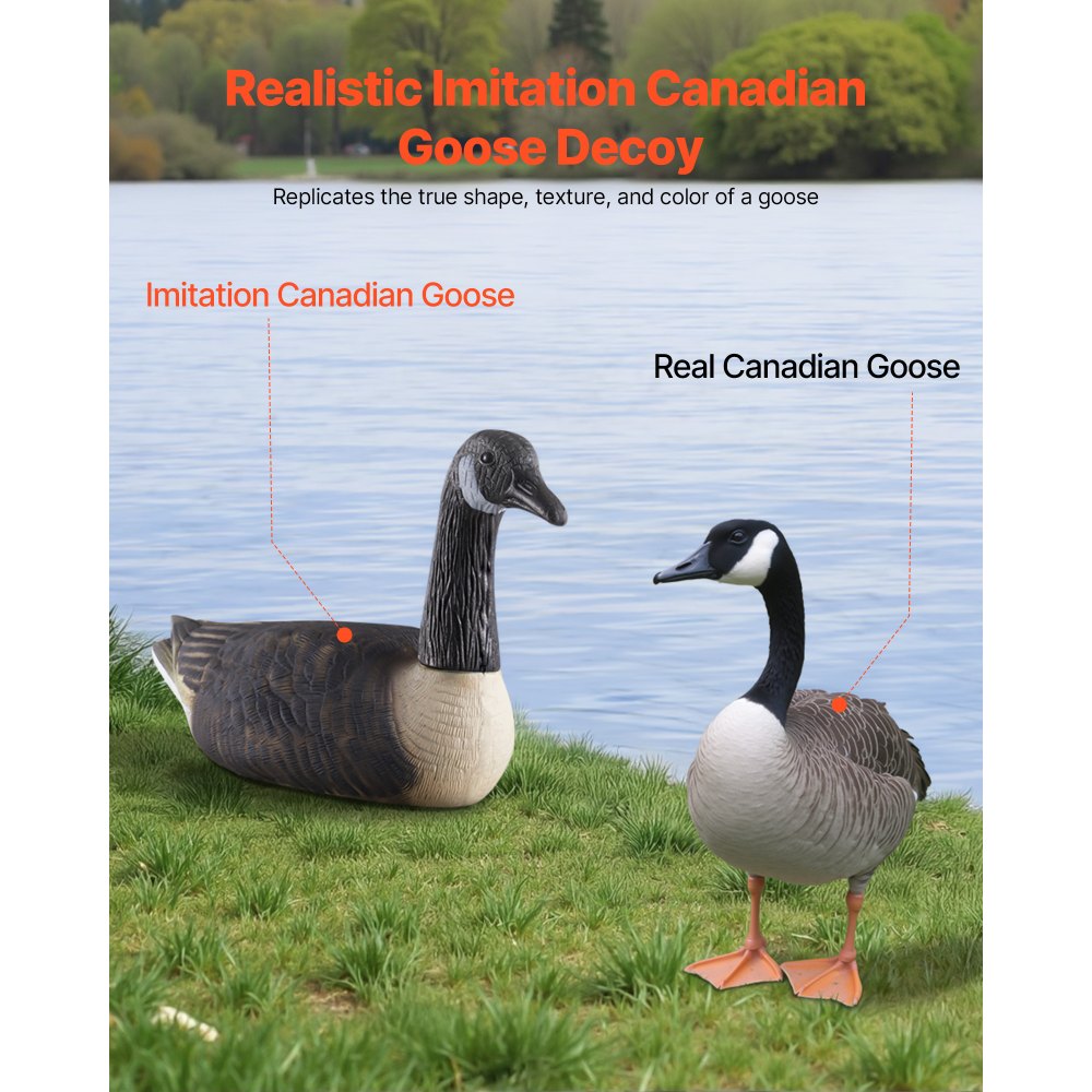 VEVOR Canadian Goose Decoy – 6-Pack, 3.53 lbs Weighing