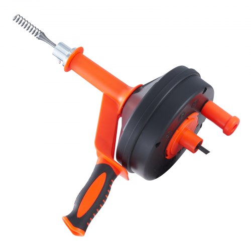 VEVOR Drain Auger 25Ft, Plumbing Snake with Drill Attachment, Plumbers ...