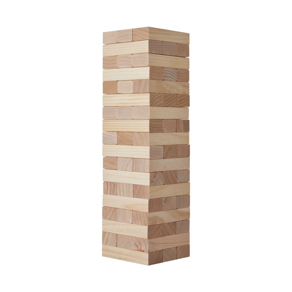 VEVOR Tumbling Timber – 54 Block, 4.7" x 1.6" x 1.0"
