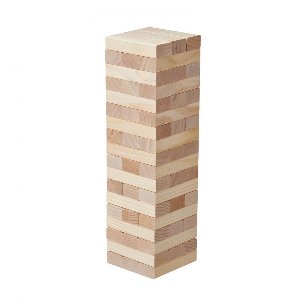 VEVOR Tumbling Timber – 54 Block, 4.7" x 1.6" x 1.0"