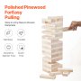 Tumbling Timber Toy 60 Blocks Giant Tumble Tower Blocks Game Pine Wood ...