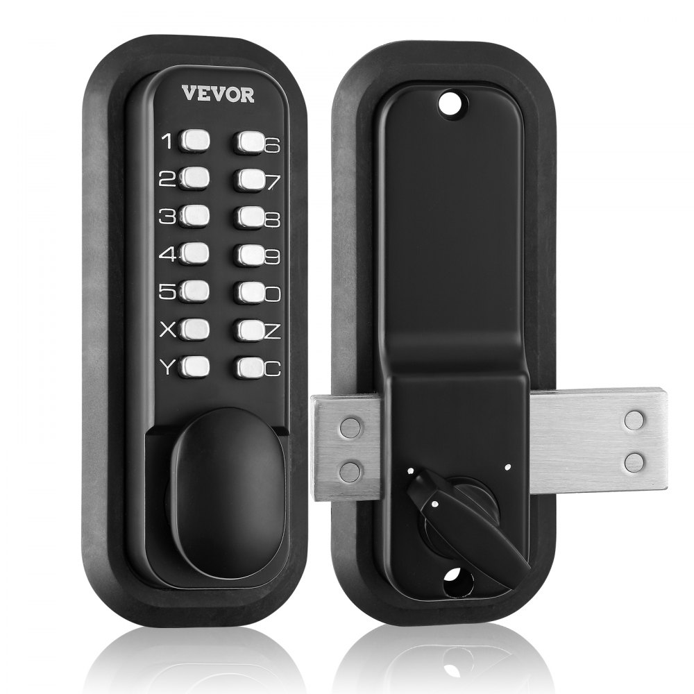 VEVOR Mechanical Keyless Entry Door Lock, 14 Digit Keypad, Water-proof ...