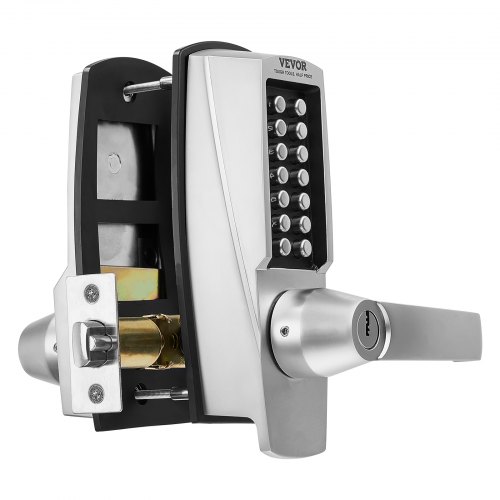 Mechanical Keyless Entry Door Lock 14 Key Mechanical Door Lock with Key ...
