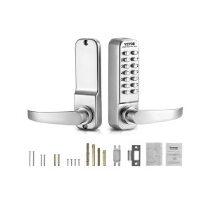 VEVOR Mechanical Keyless Entry Door Lock 14 Key Mechanical Door Lock ...